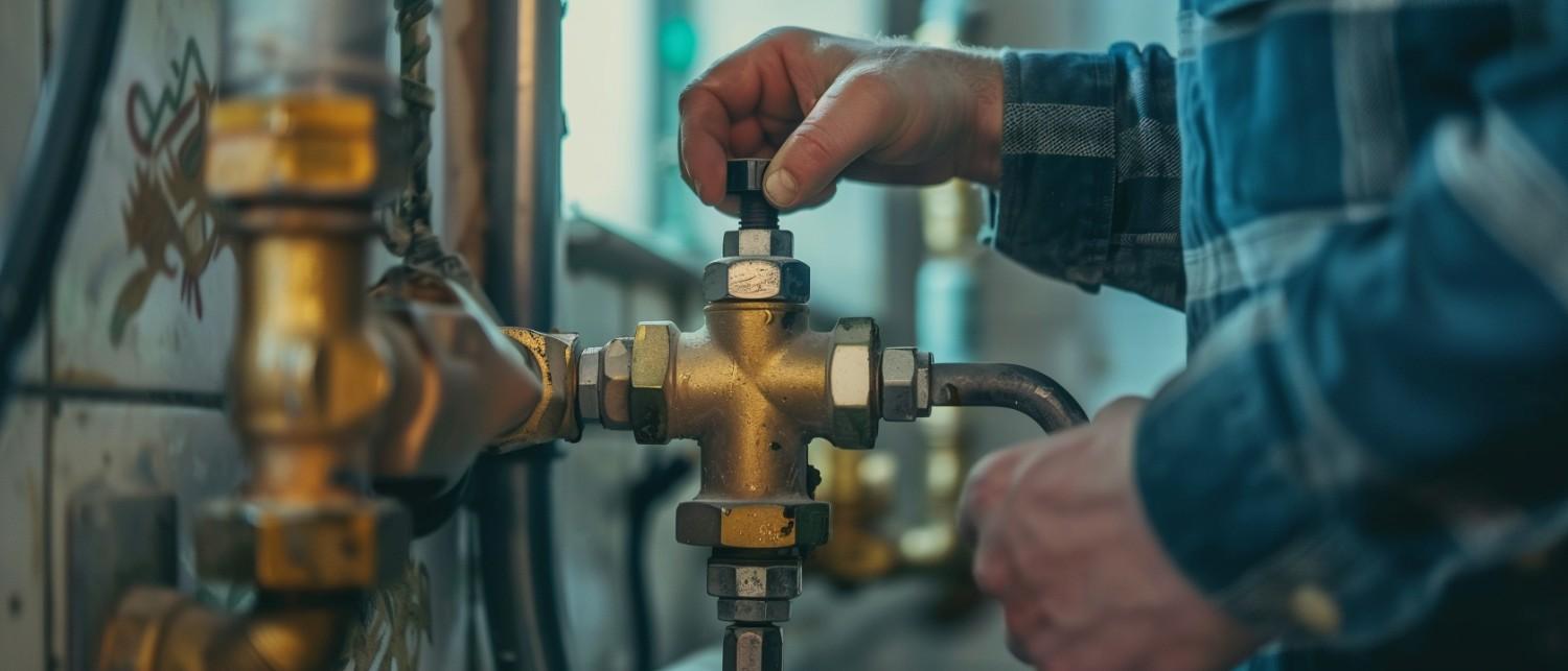 How to remove air from water pipes and restore quiet flow