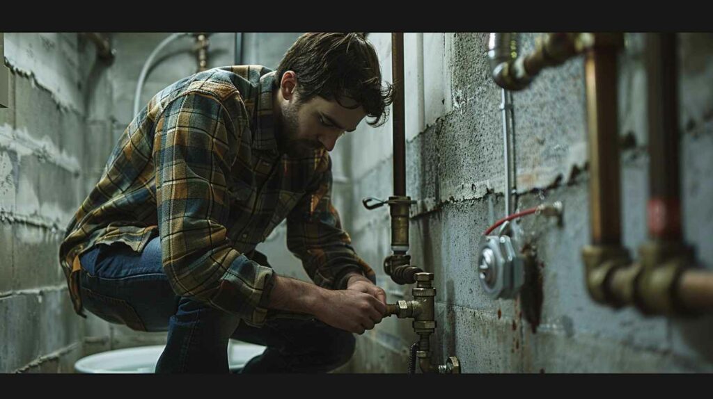 How to remove air from water pipes and restore quiet flow
